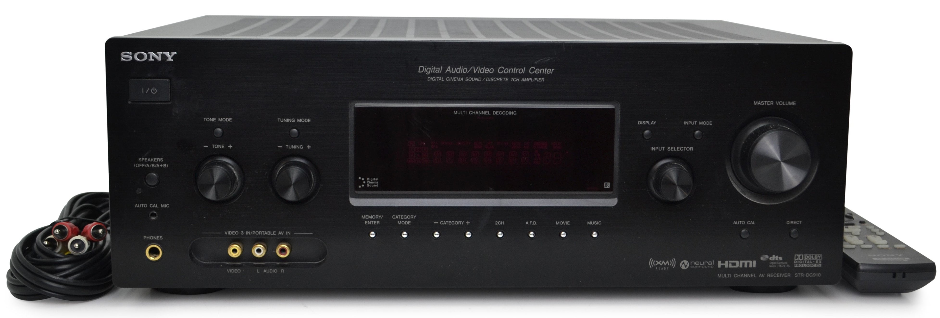 Sony STR-DG910 Stereo Receiver with HDMI / XM Radio / AM/FM Radio / Am ...