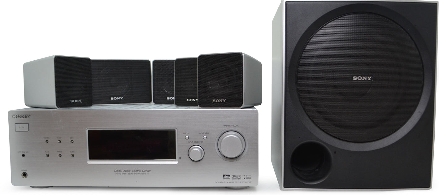 Sony Silver STR-K700 Audio Sound System Speakers (Speakers Only ...