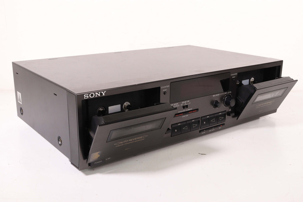 Sony TC-WR521 Stereo Cassette Deck Auto Reverse Dual High Speed Dubbin
