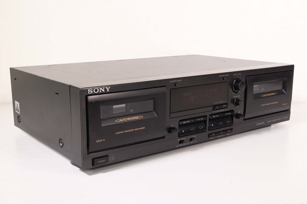 Sony TC-WR741 Dual Cassette Deck Player Recorder with Auto Reverse