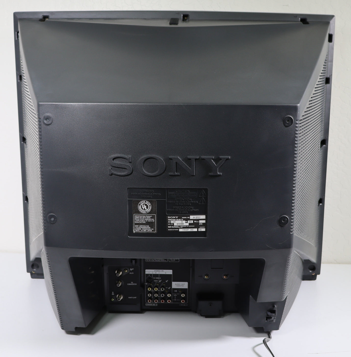 Sony Trinitron KV-32FS17 Color TV 32 Inch Big Screen Tube CRT Televisi ...