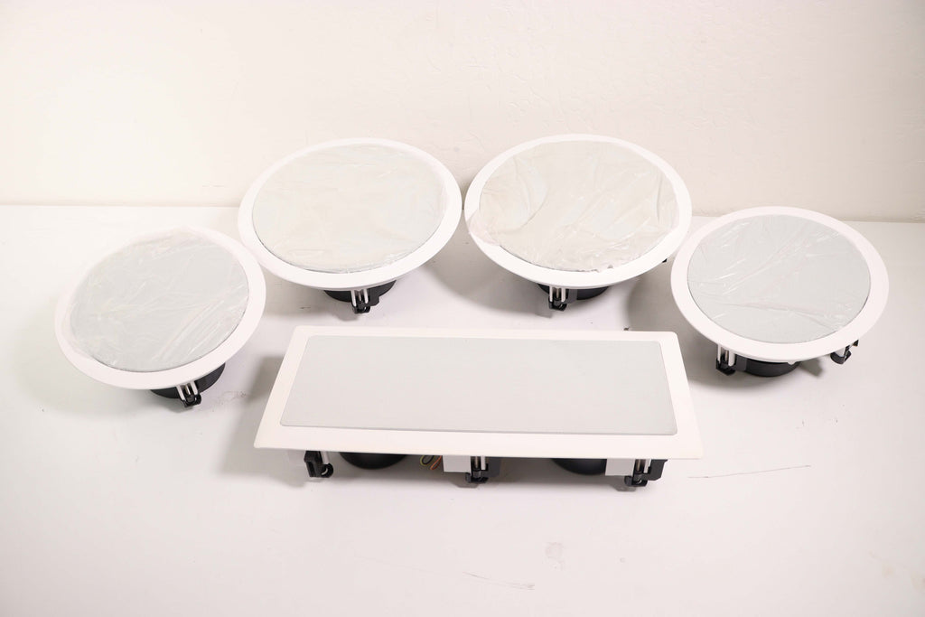 Stellar Labs In Ceiling or Wall Speaker 5 Piece Set