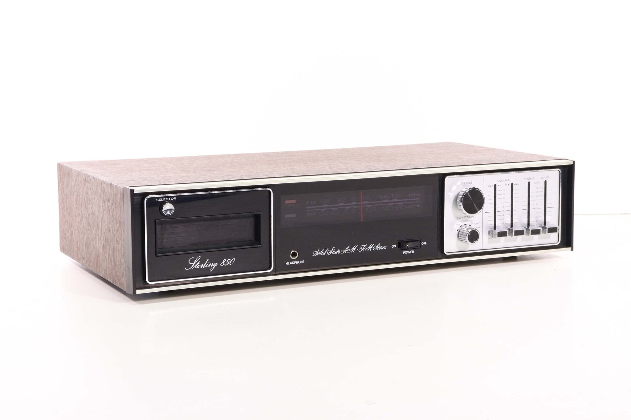 Sterling 70-0850 8-Track Solid State Stereo Cartridge Player Deck Vint