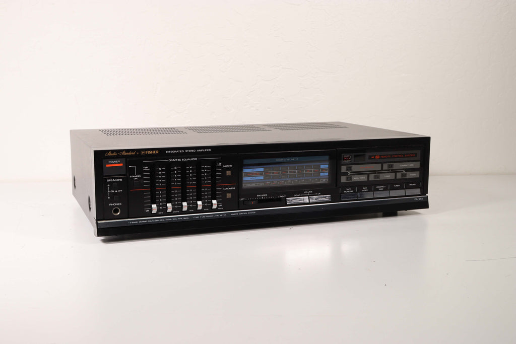Studio Standard Fisher CA-283 Integrated Stereo Amplifier 100 Watts Pe