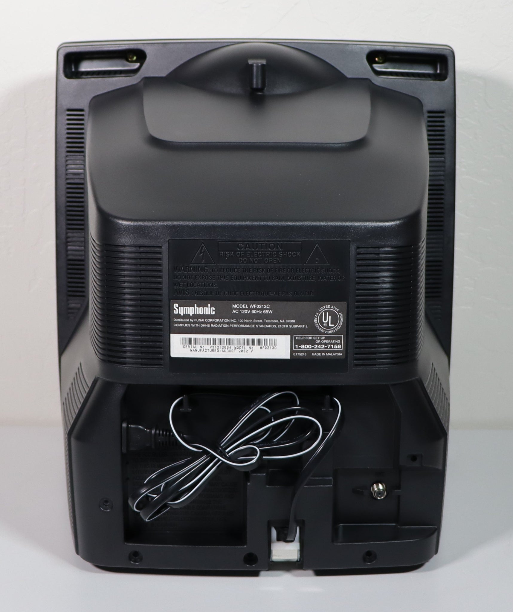 Symphonic TV VCR VHS Player Combo 13" Brand New In Box Made In Malaysi ...