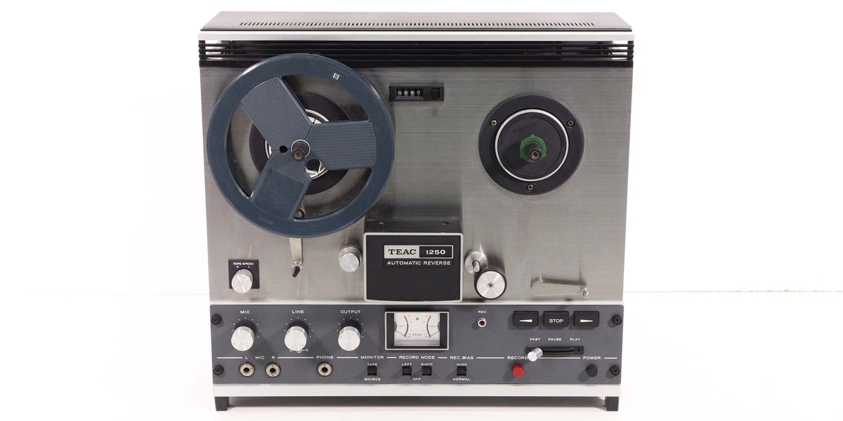 TEAC 1250 Reel-To-Reel Recorder Player Deck Vintage (Missing Wood Side ...