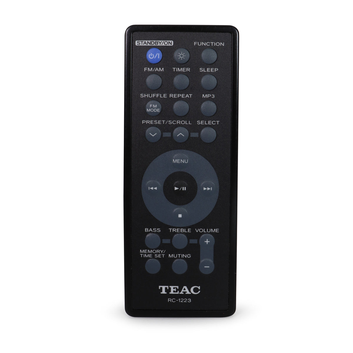 TEAC RC-1223 Remote Control for Audio System Model MC-DX90i — SpenCertified
