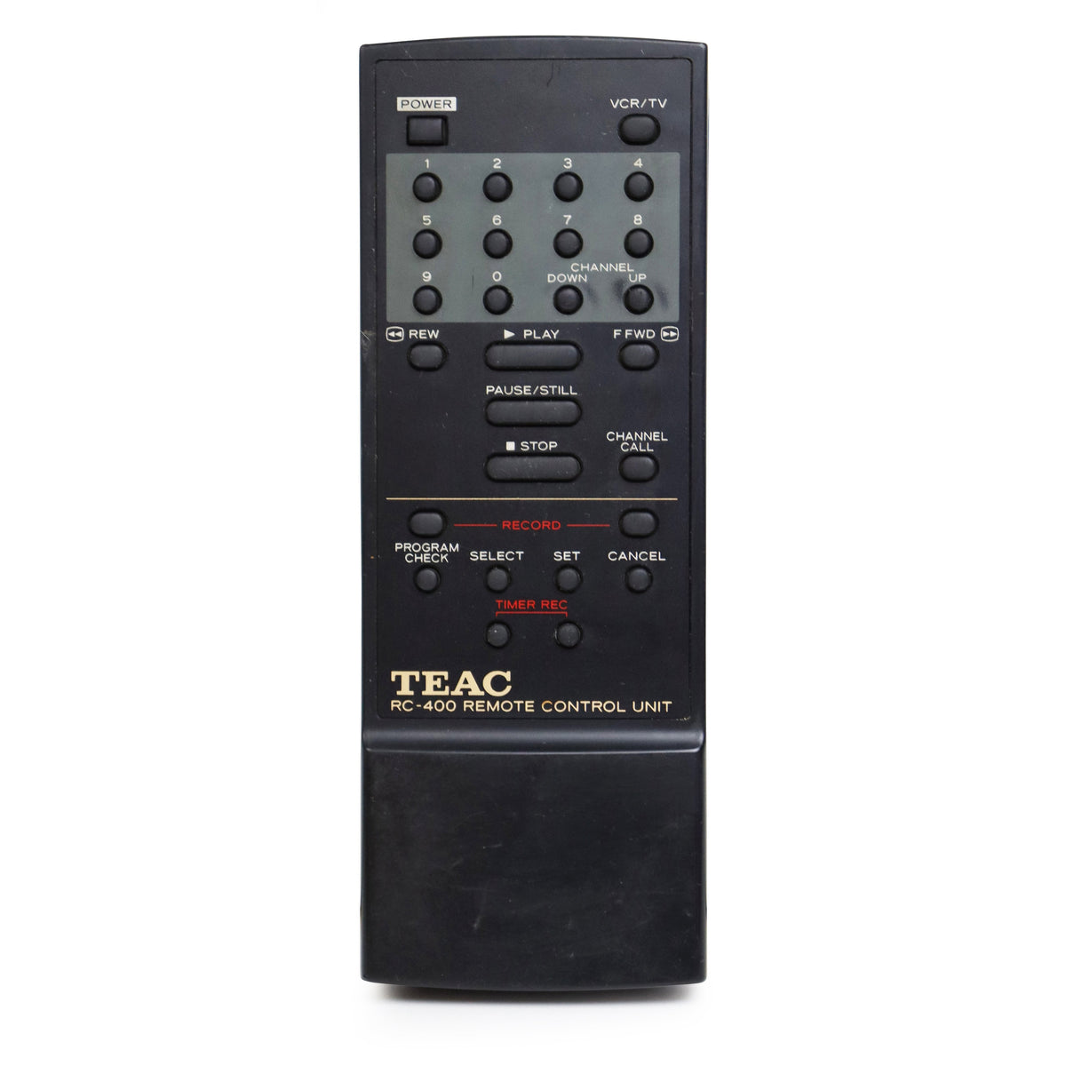 TEAC RC-400 VCR Remote Control — SpenCertified