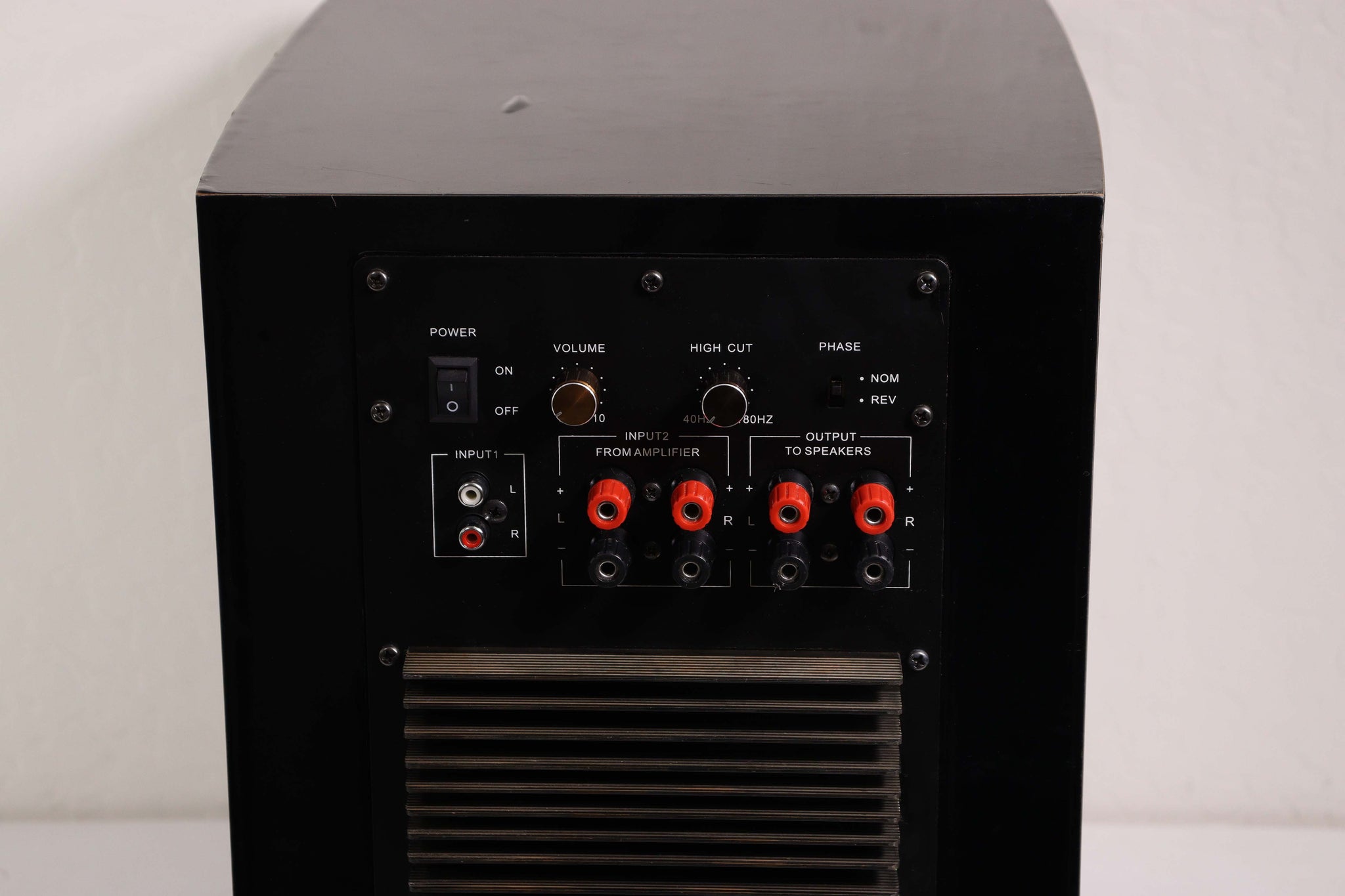 TR Theater Research 10 Inch Subwoofer TR-604 250 Watts Piano Black