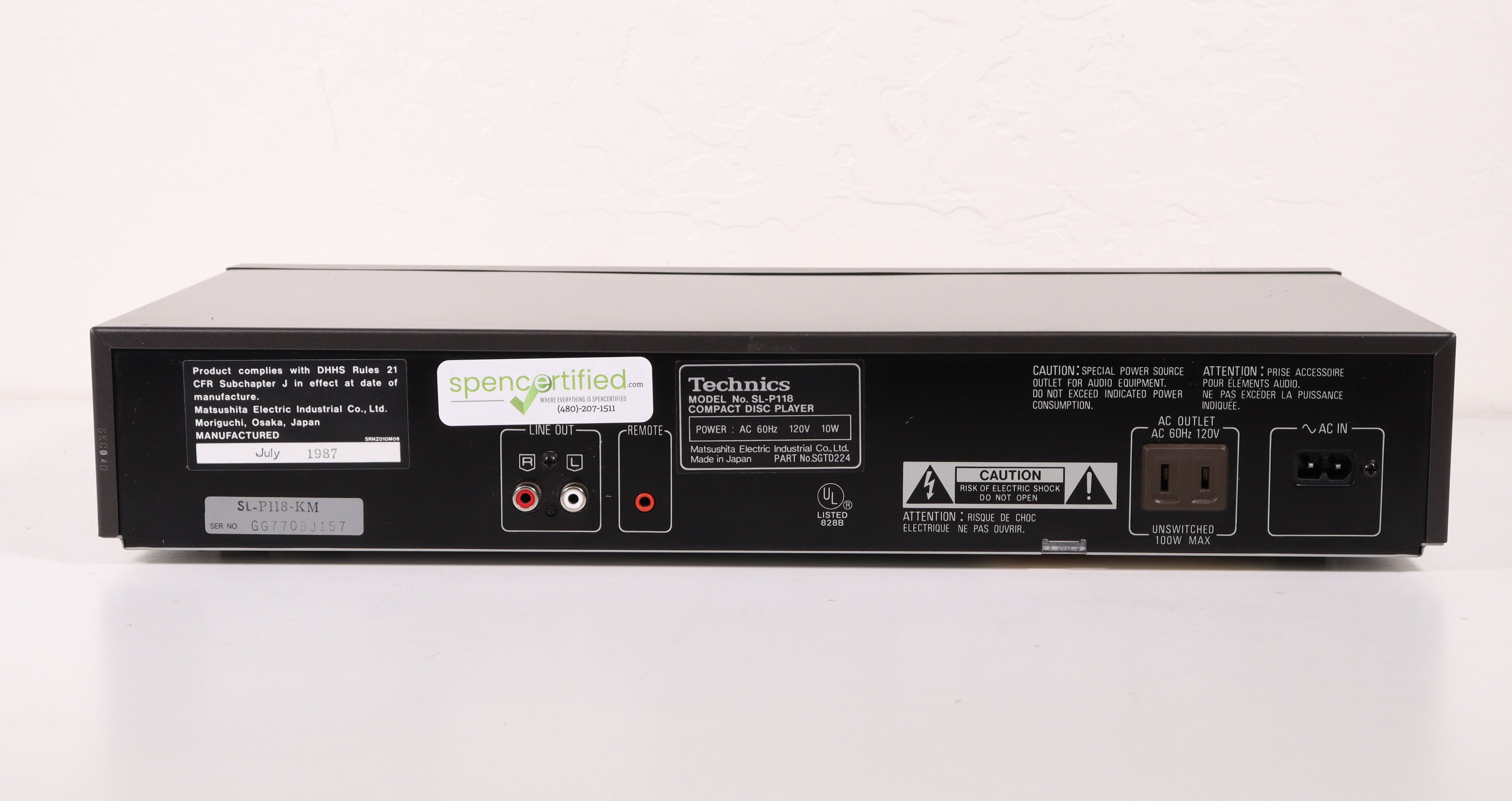 Technics Complete Vintage Home Audio Stereo System Turntable Cassette ...