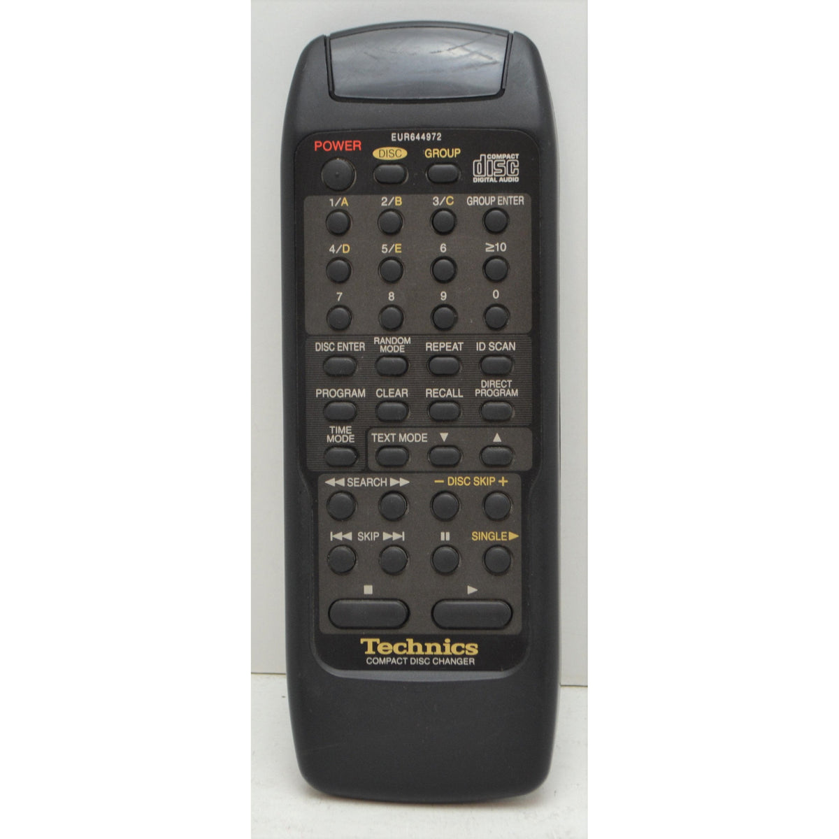 Technics EUR644972 Remote Control for CD Player Model SL-MC410 & More ...