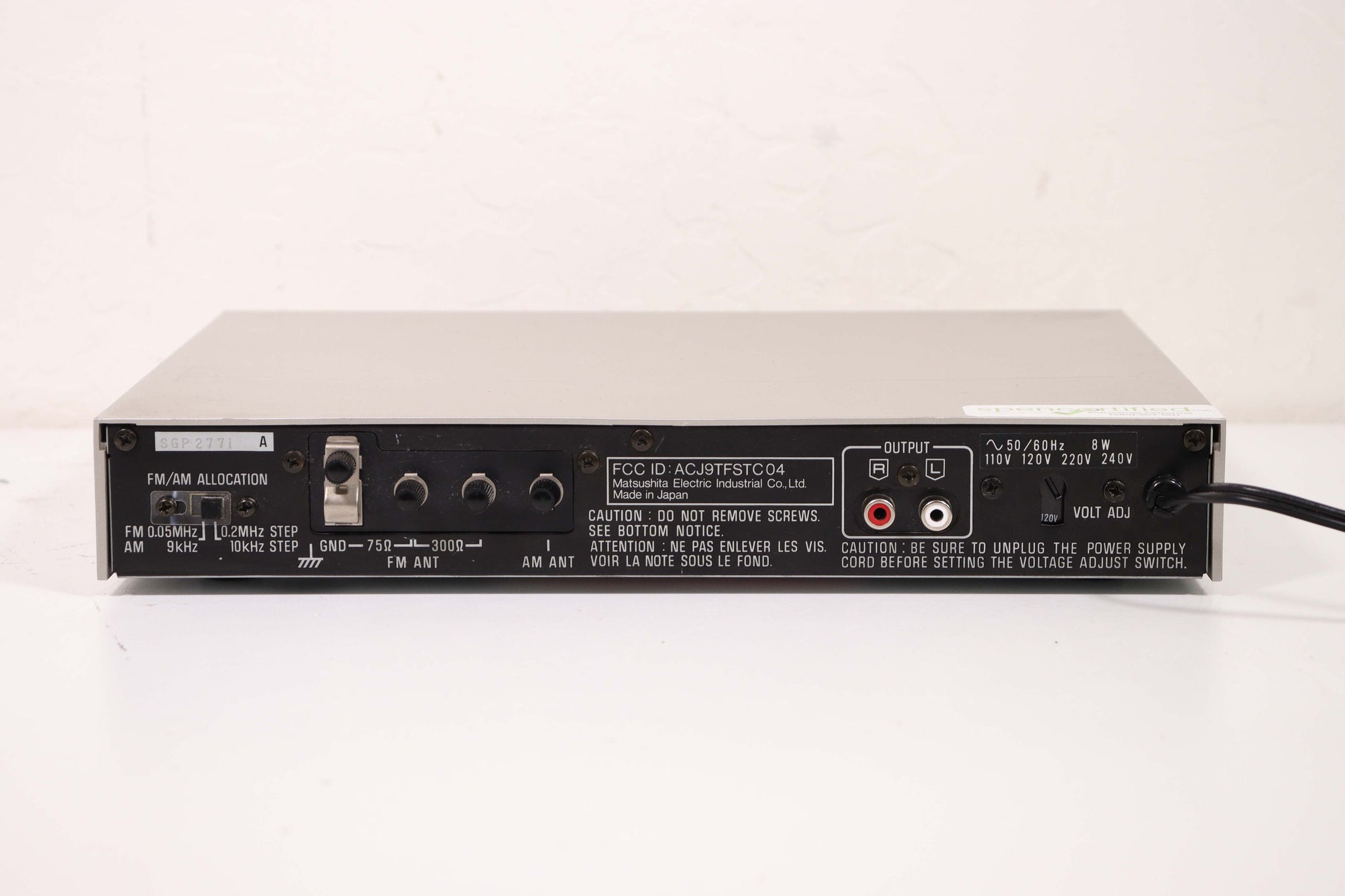 Technics FM/AM Stereo Tuner ST-C04 Micro Series
