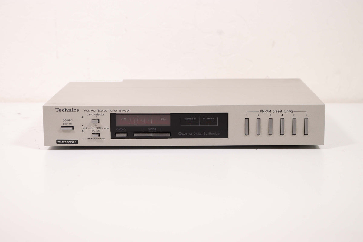 Technics FM/AM Stereo Tuner ST-C04 Micro Series — SpenCertified