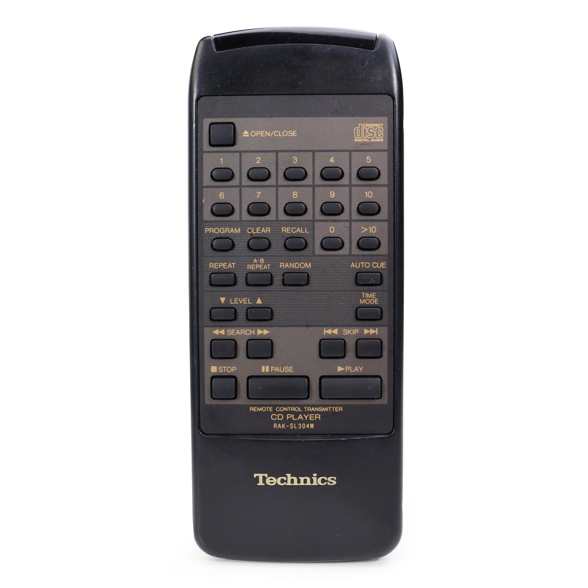 Technics RAK-SL304W Remote Control For Technics CD Player Model SL-PG3 ...