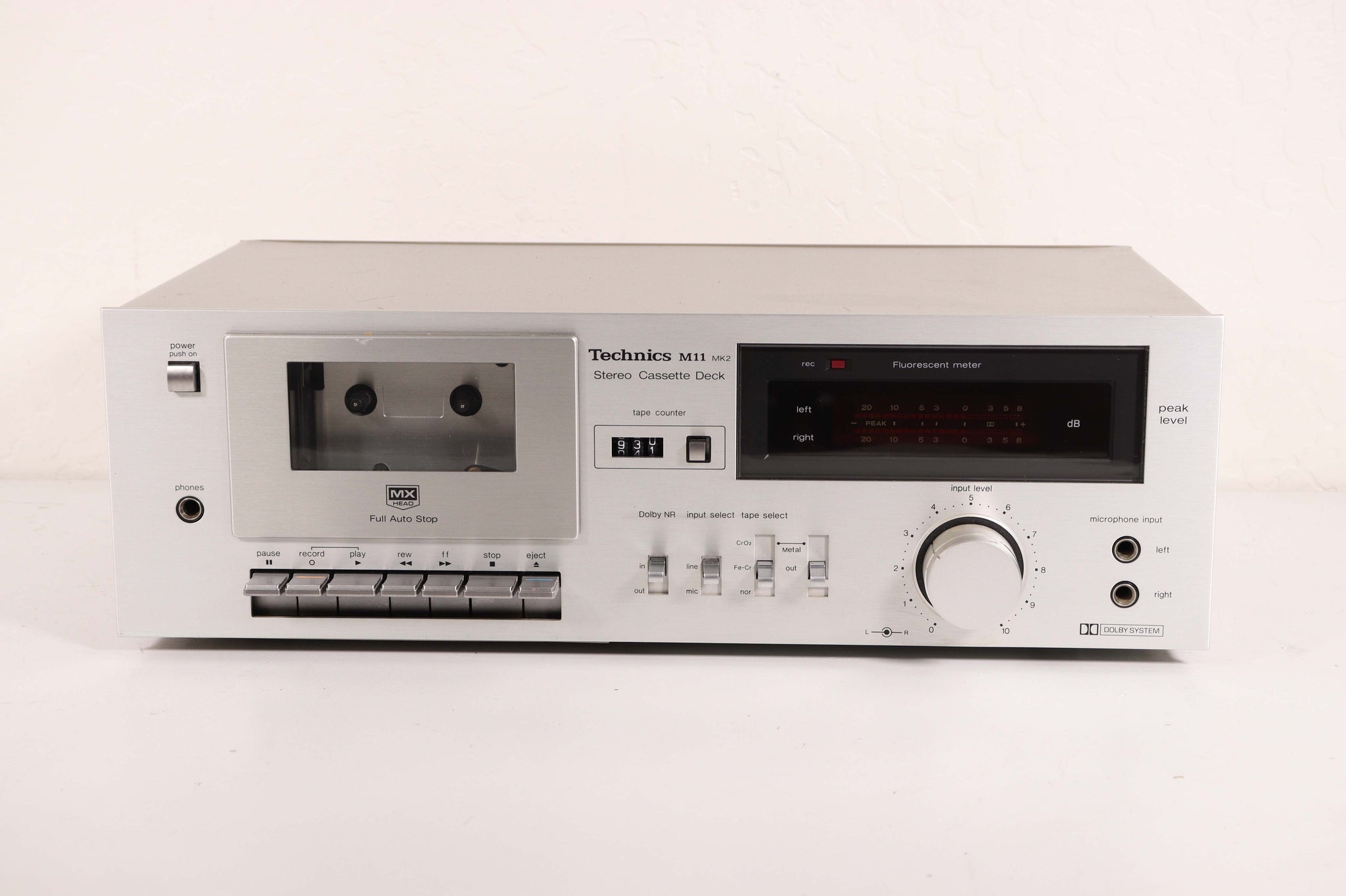 Technics RS-M11 MK2 MX Head Home Audio Stereo Cassette Deck Player and