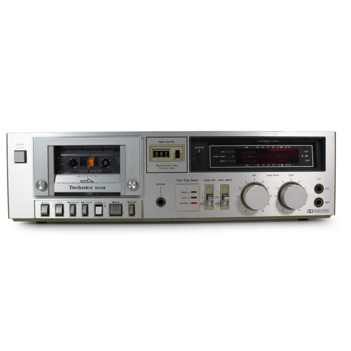 Technics RS-M218 Single Deck Cassette Player — SpenCertified