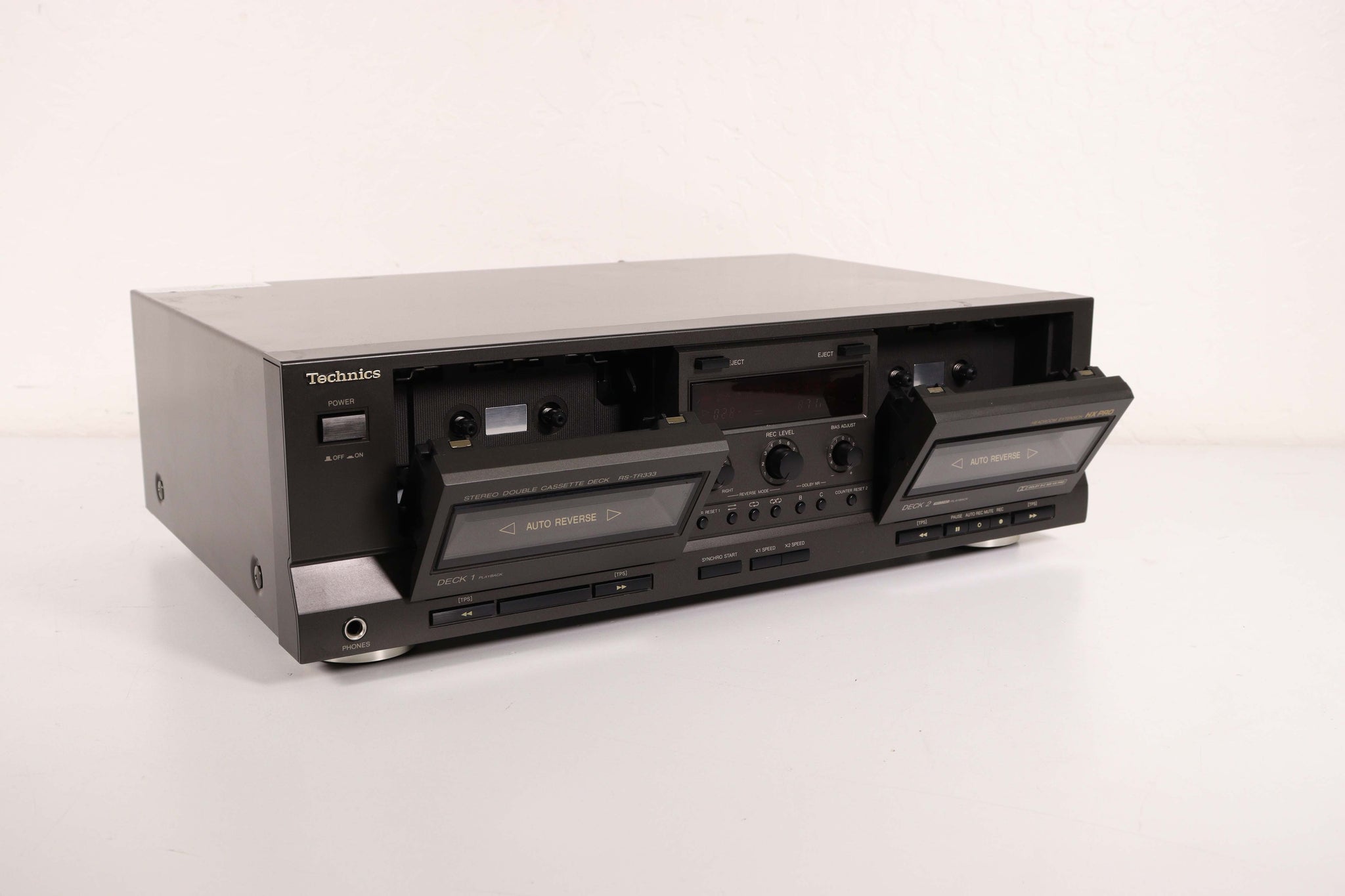 Technics RS-TR333 Dual Cassette Tape Deck Player and Recorder