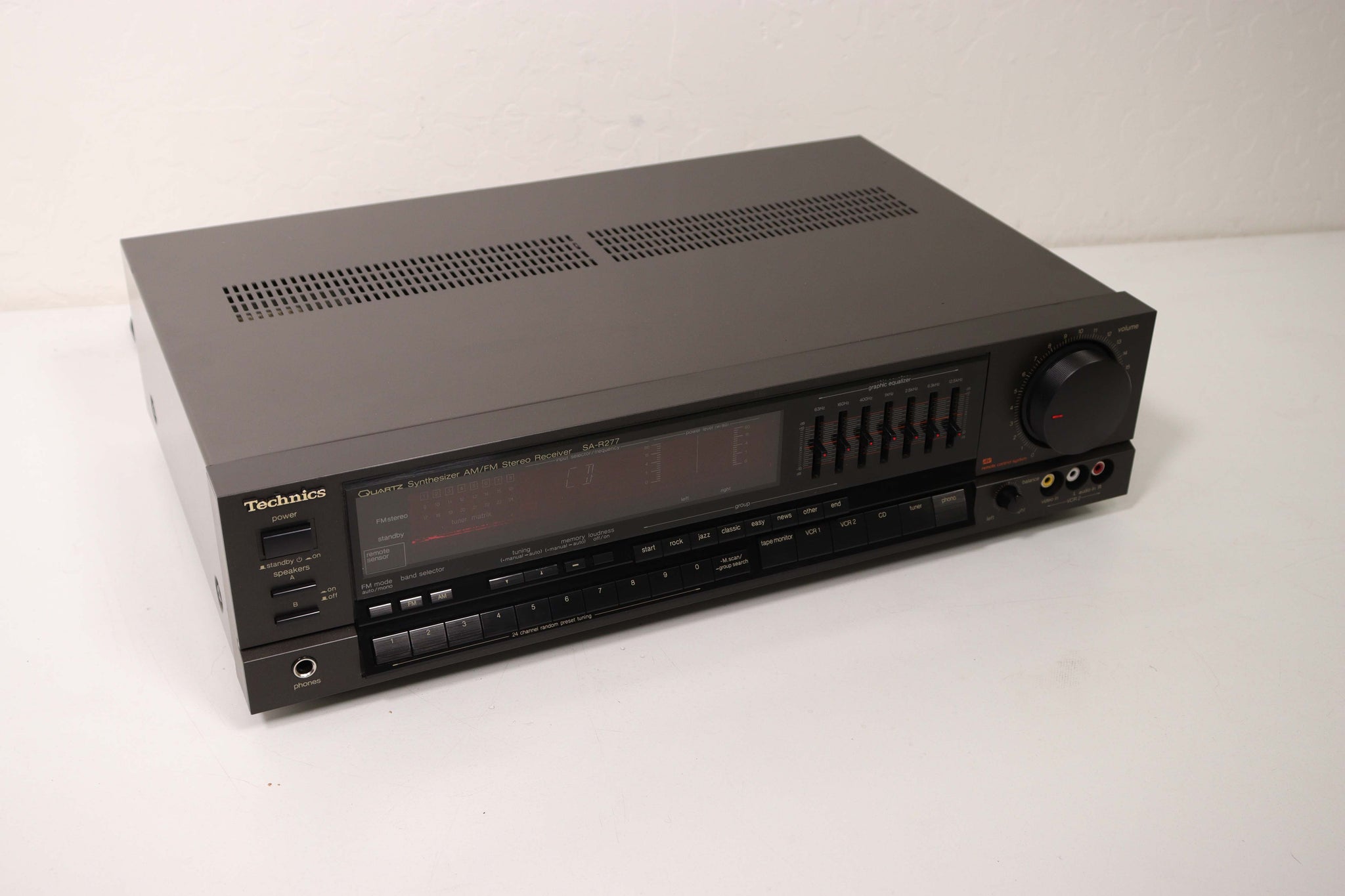 Technics SA-R277 Quartz Synthesizer AM/FM Stereo Receiver Home Amplifi