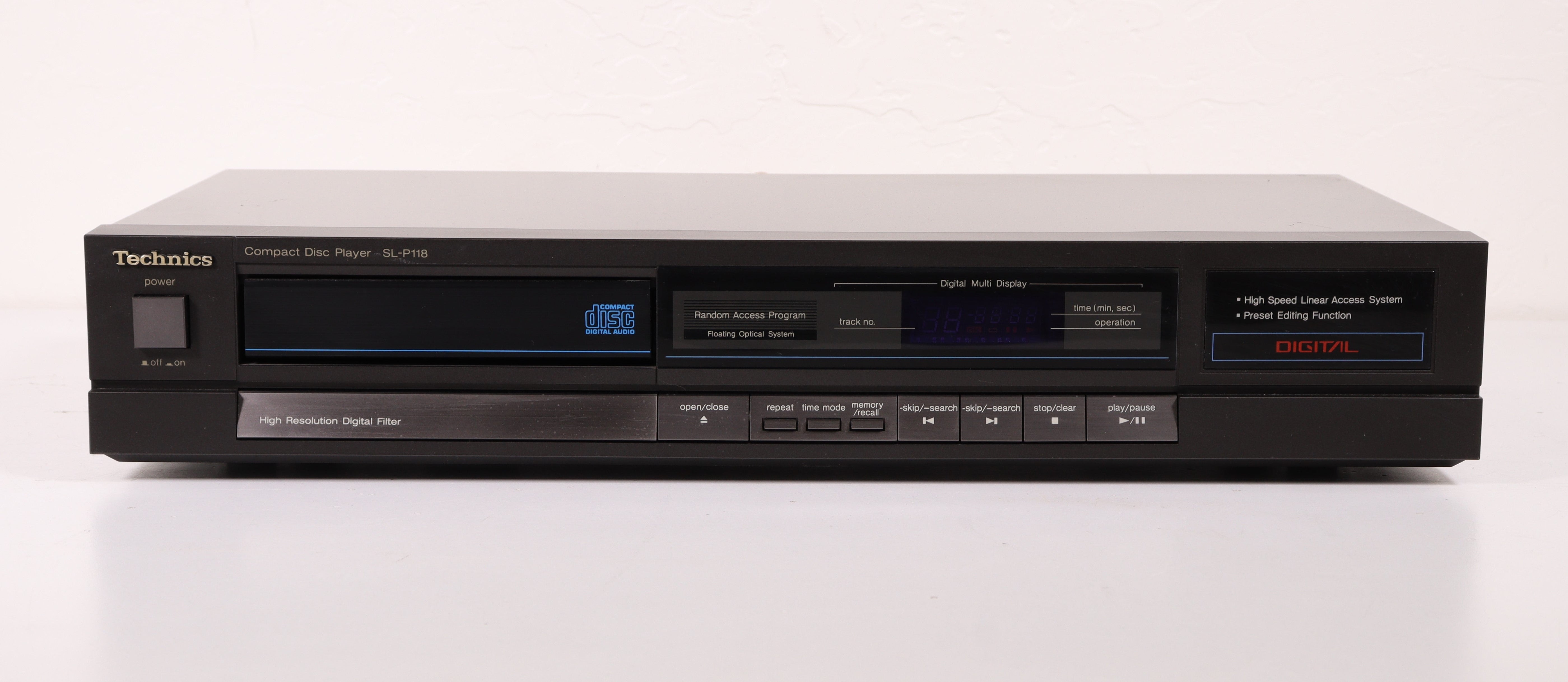 Technics SL-P118 Single Disc CD Player — SpenCertified
