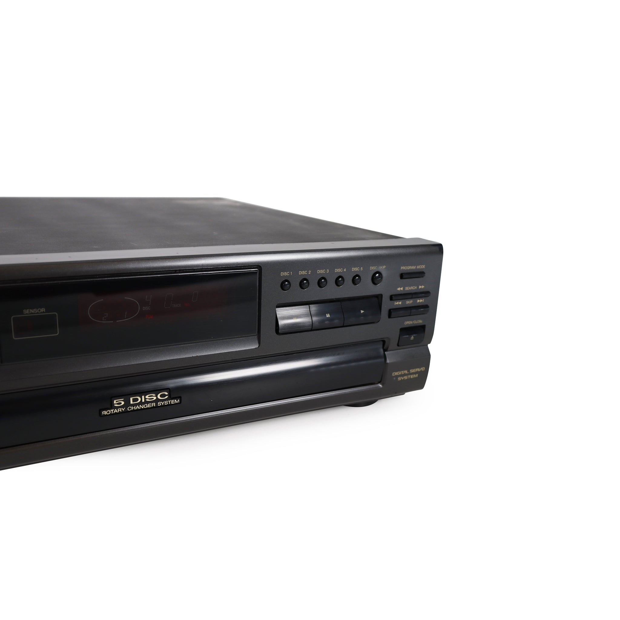 Technics SL-PD665 5 Disc CD Changer Compact Disc Player — SpenCertified