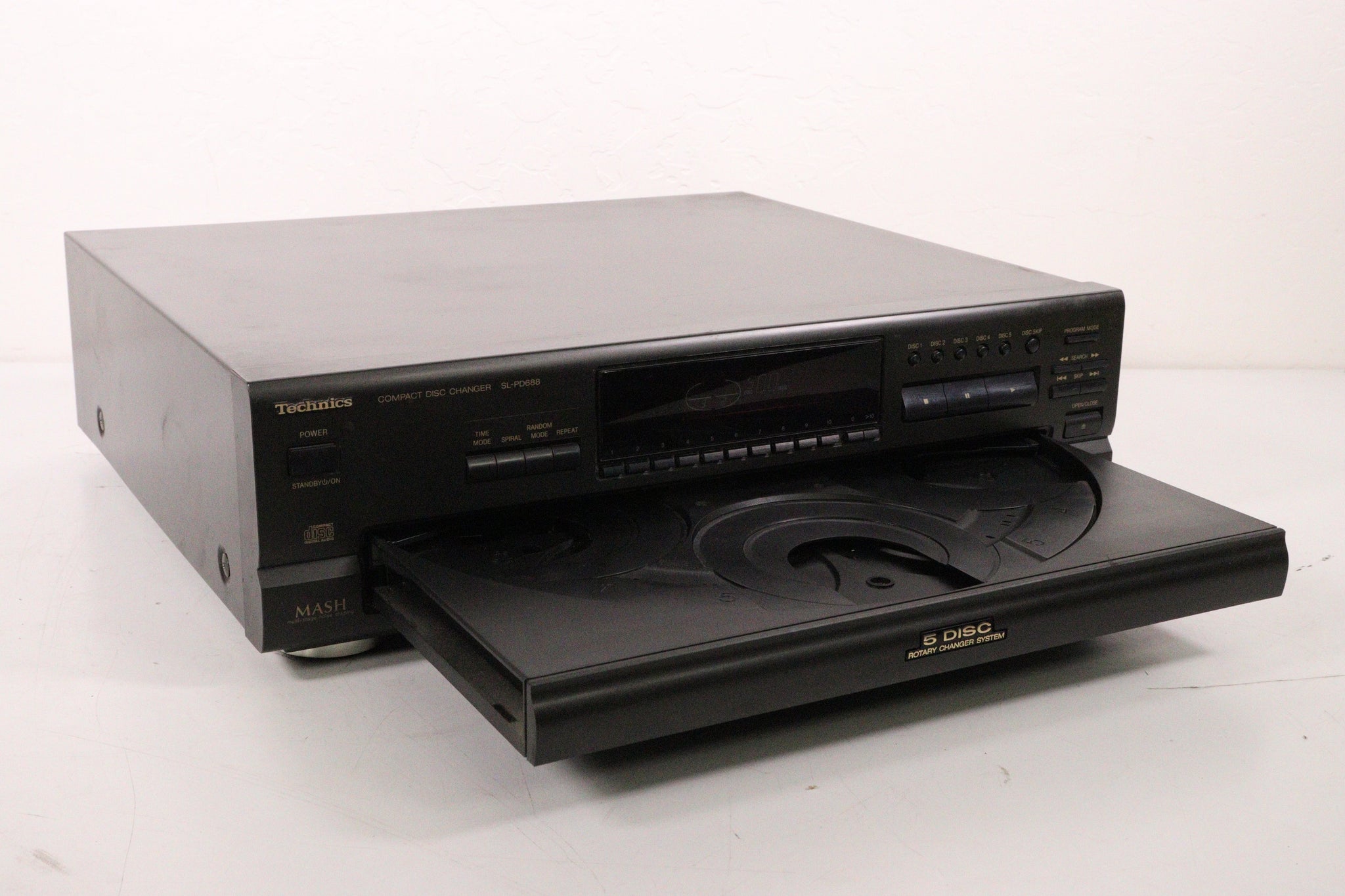 Technics SL-PD688 Compact Disc Changer 5 Disc Carousel