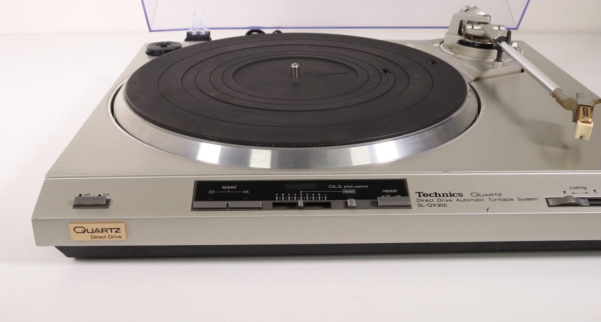 Technics SL-QX300 Direct Drive Automatic Turntable Pitch Adjustment Re