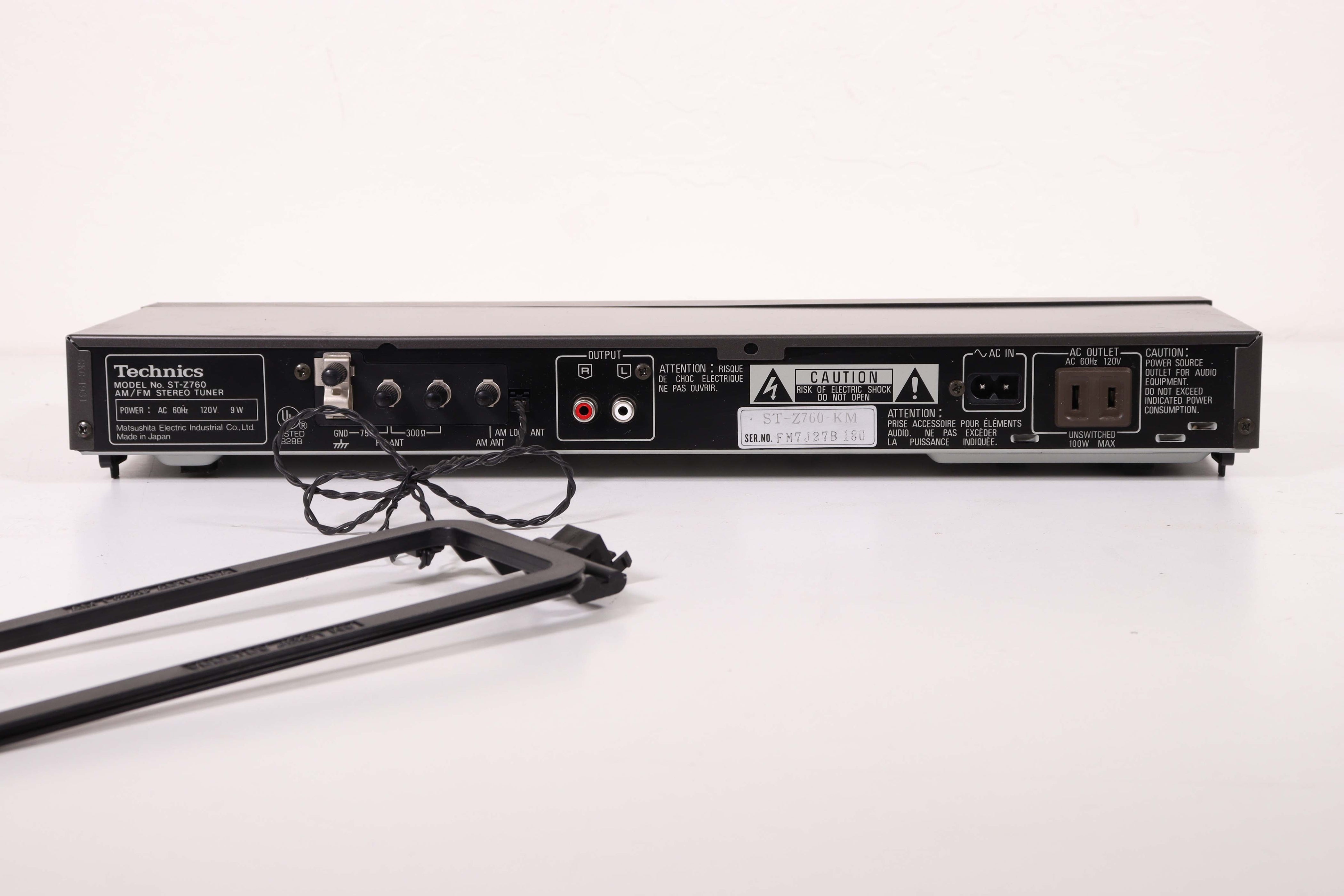 Technics ST-Z760 AM/FM Stereo Tuner — SpenCertified