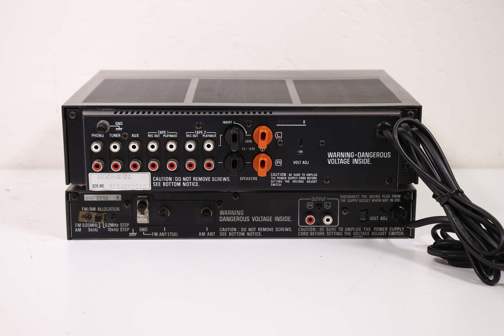 Technics SU-C04 ST-C04 Stereo Integrated Amplifier AM FM Tuner Combo