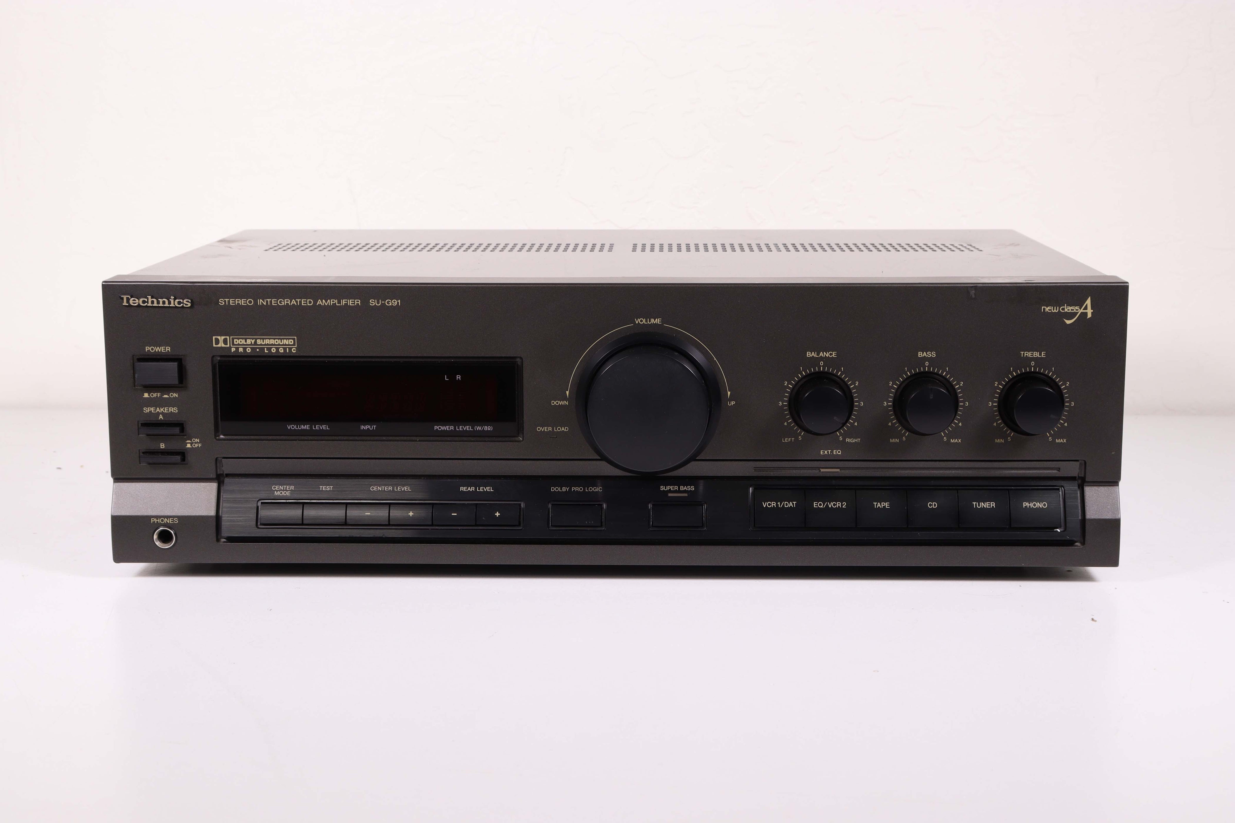 Technics SU-G91 Stereo Integrated Amplifier 130 Watts Per Channel 8 Oh ...