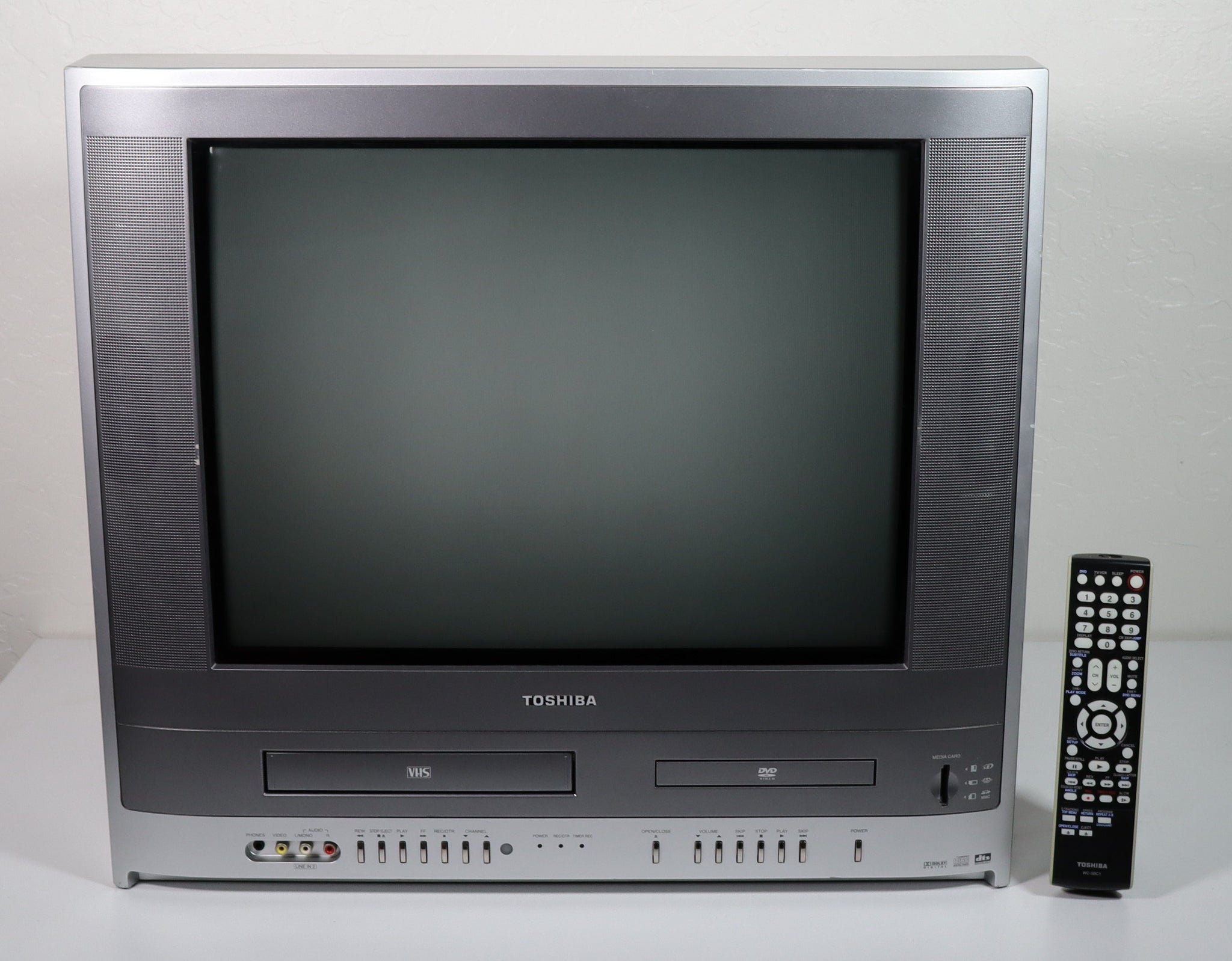 Toshiba 20 Inch Color TV DVD VCR VHS Player Combination Television MW2 ...