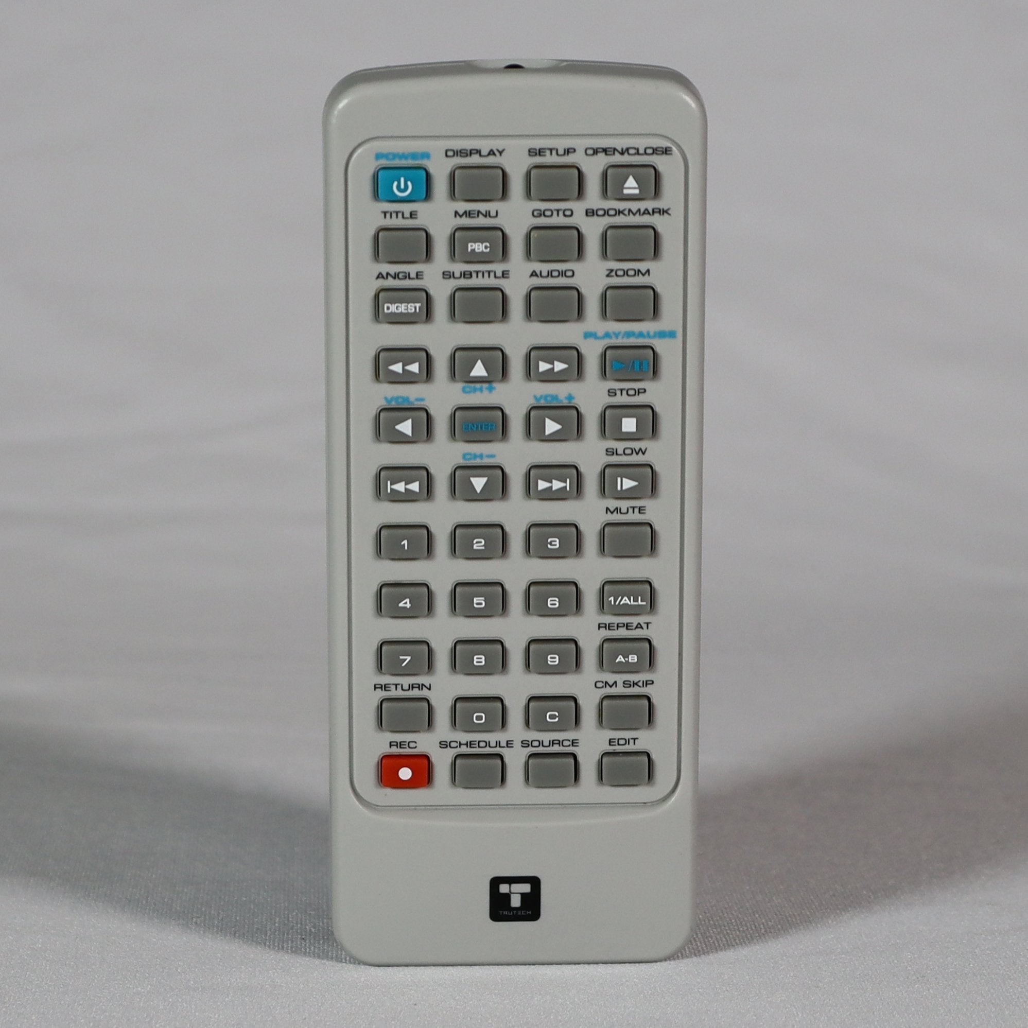 TruTech TT 1620 Remote Control for TruTech DVD Recorder Model 1620