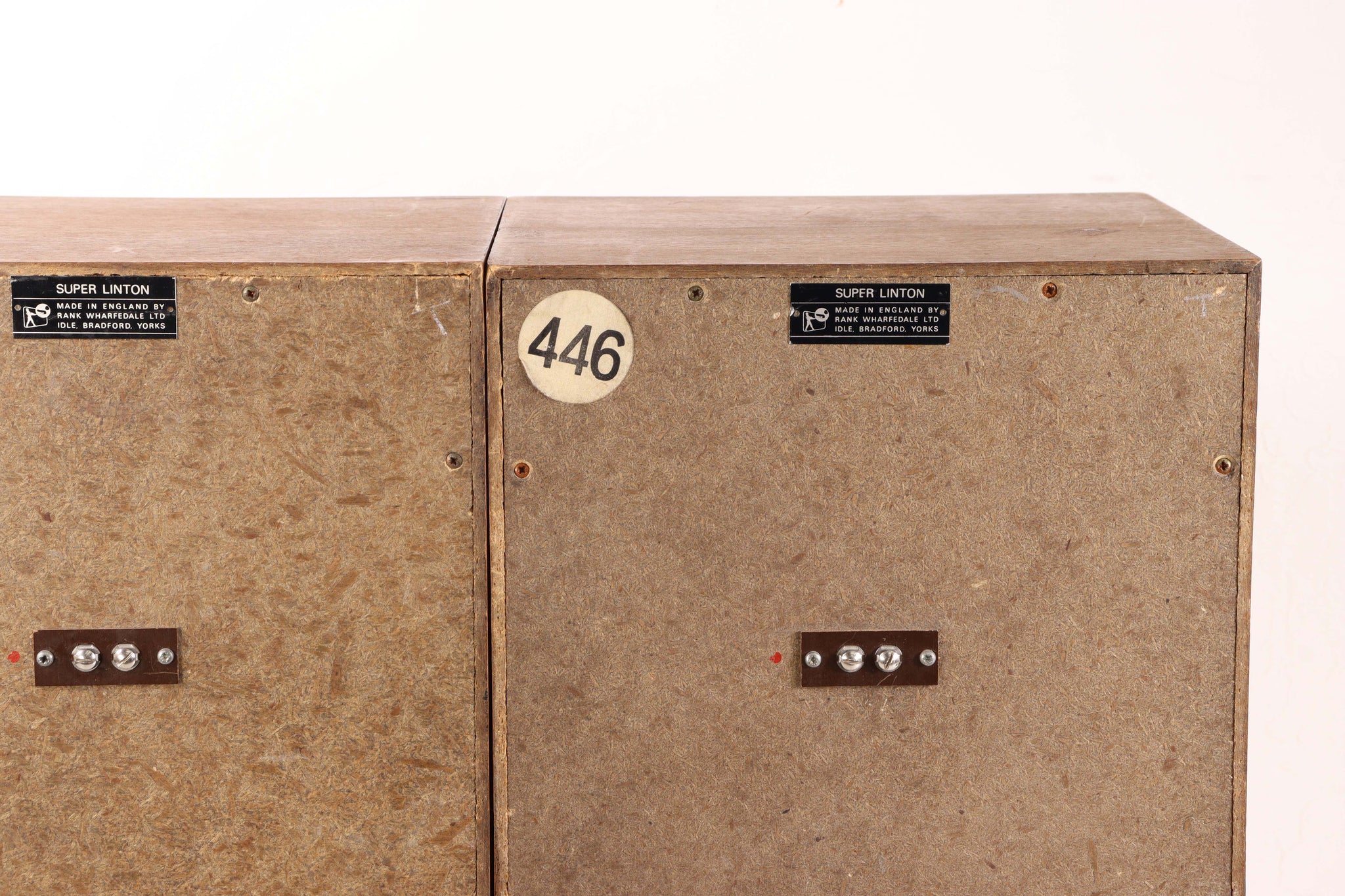 Wharfedale Super Linton Bookshelf Speaker Pair Purple Tweeter (Read De