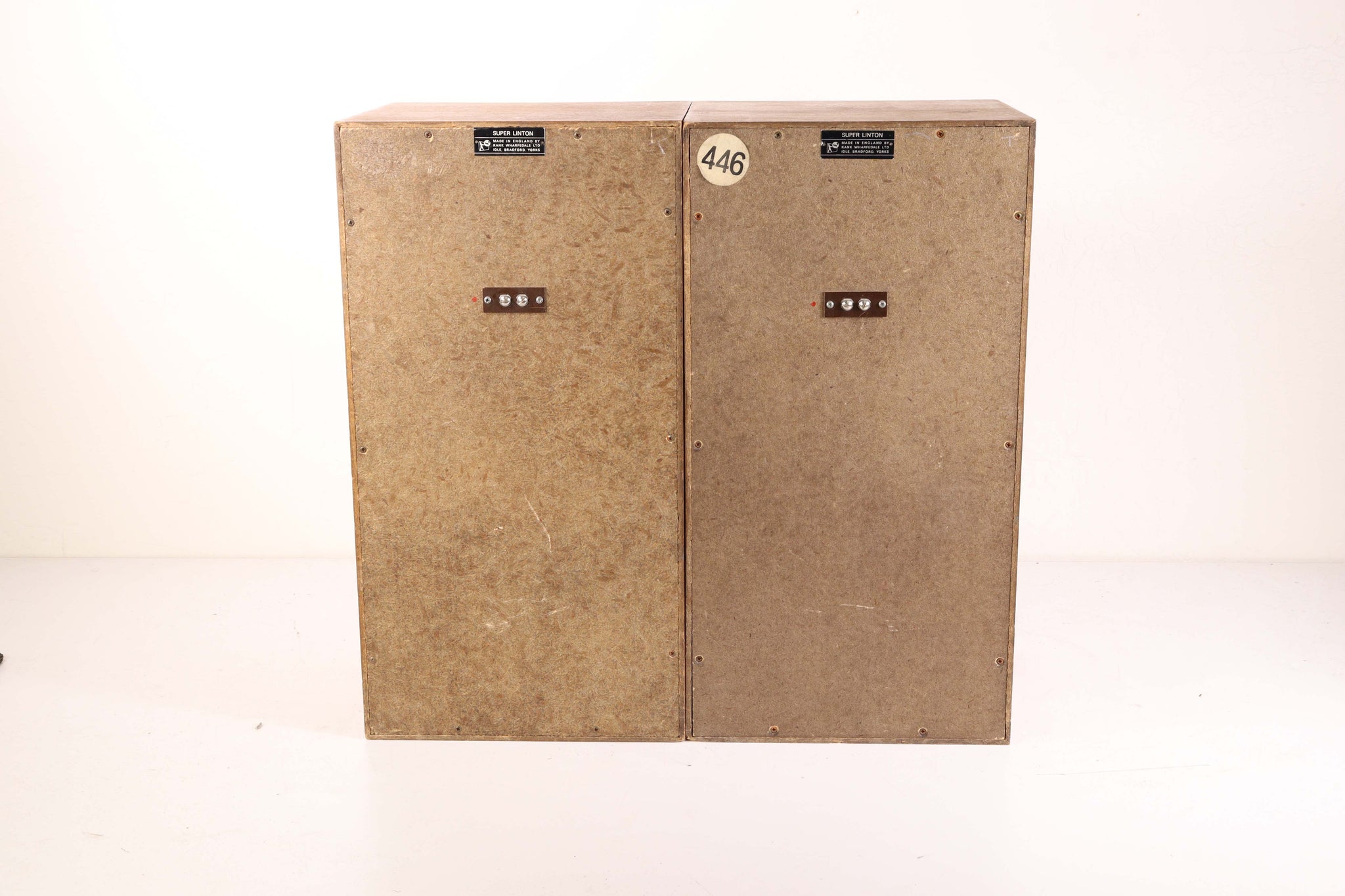 Wharfedale Super Linton Bookshelf Speaker Pair Purple Tweeter (Read De