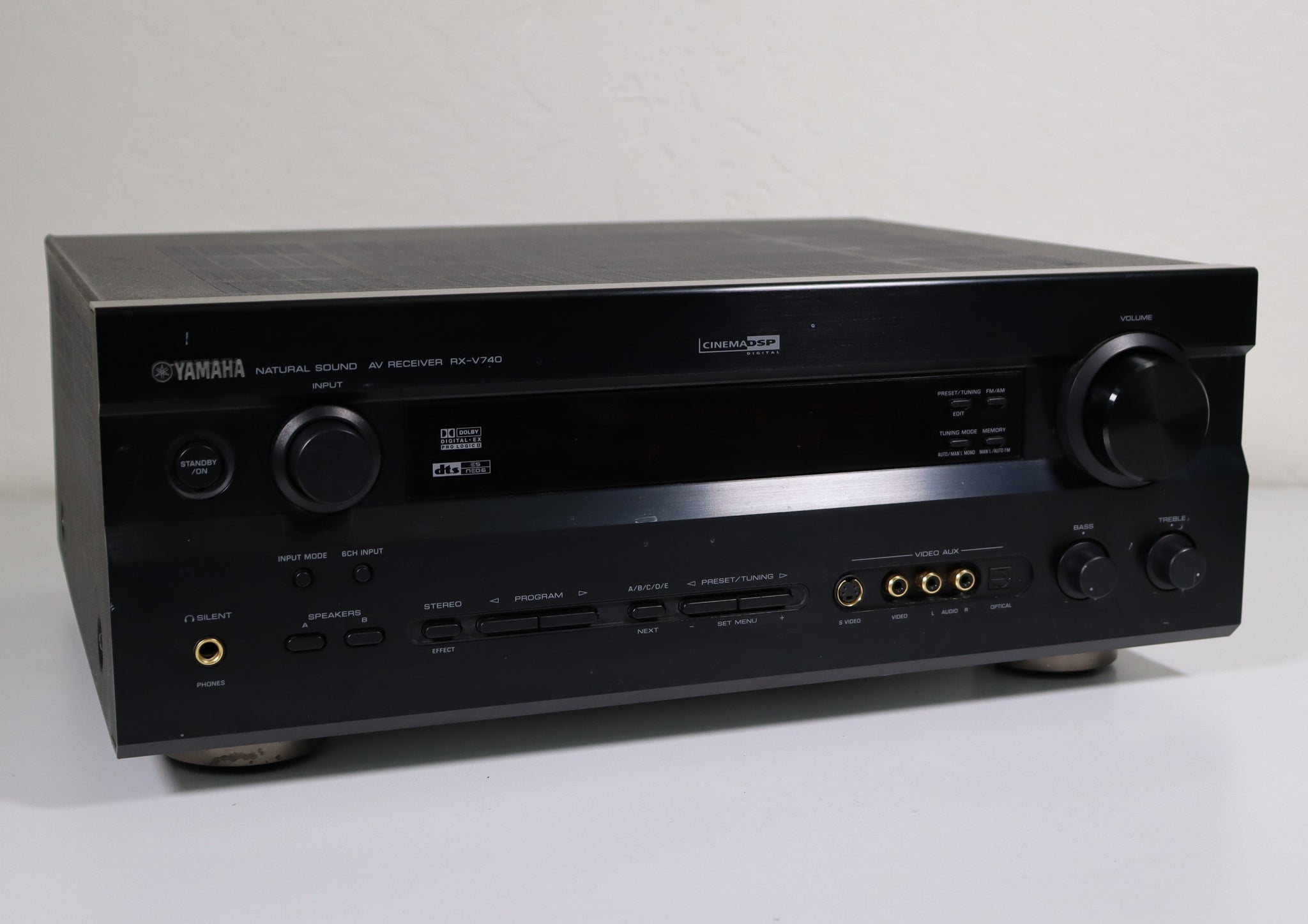 Yamaha RX-V740 Natural Sound AV Receiver Cinema DSP Digital (No Remote